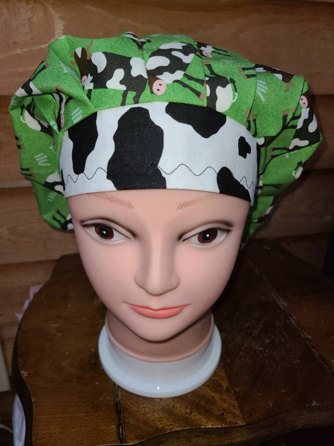 Cows With Cow Spots Band (6 Prints) Surgical Scrub Bouffant Hat - Etsy