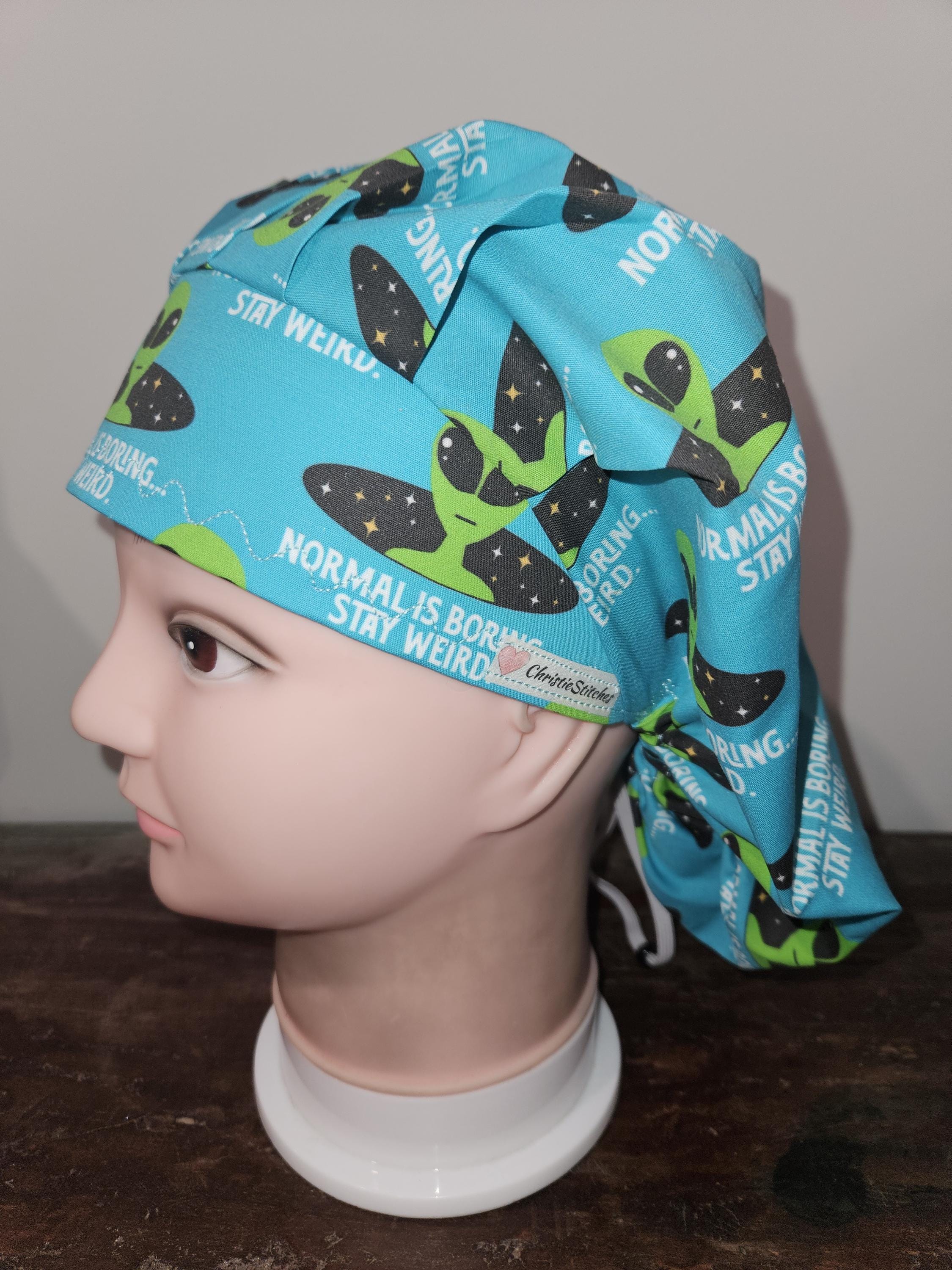 Normal is Boring, Stay Weird, Aliens Surgical Scrub Bouffant Hat - Etsy