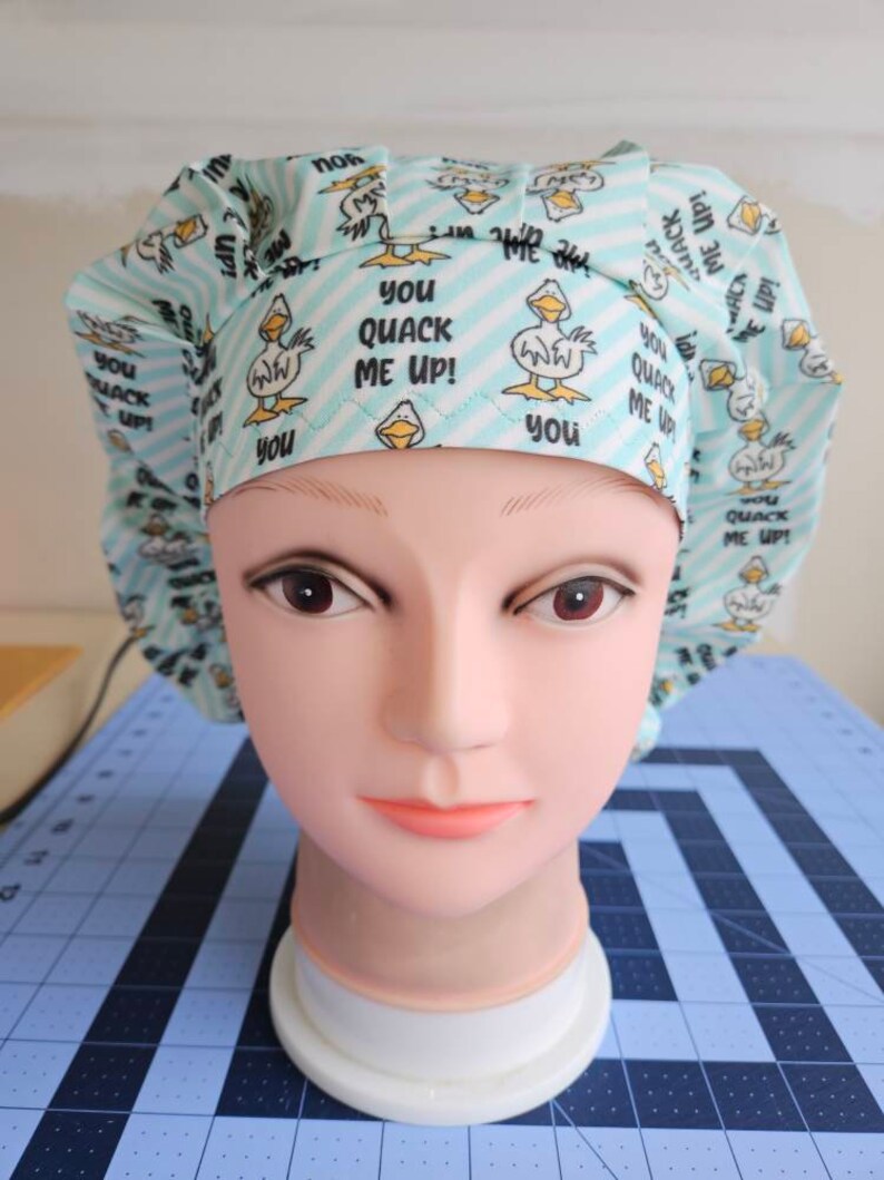 Quack Ducks (2 Prints) Surgical Scrub Bouffant Hat - Etsy