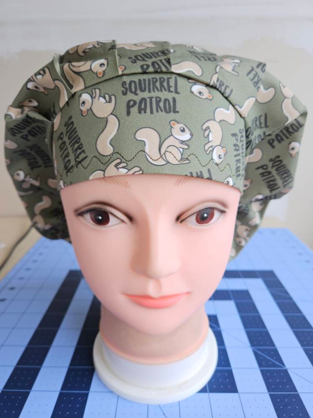 Squirrel Patrol Surgical Scrub Bouffant Hat - Etsy