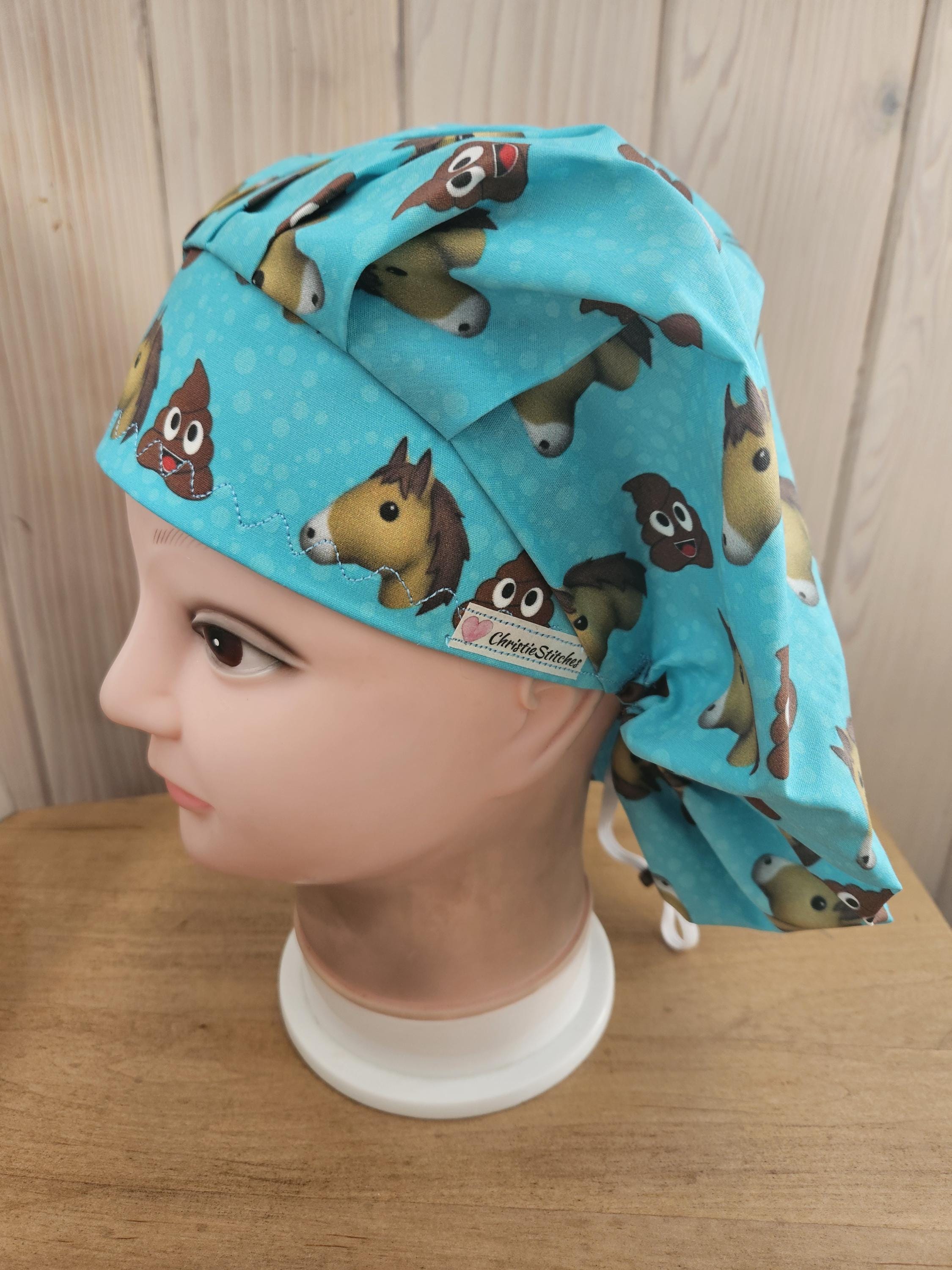 Poop (3 Prints) Surgical Scrub Bouffant Hat - Etsy