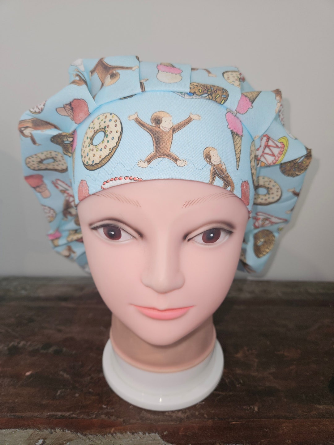 Kids Cartoon, Monkey Surgical Scrub Bouffant Hat - Etsy