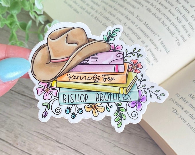 KF Sticker Bookish Sticker Book Sticker Kennedy Fox Romance Books Vinyl ...