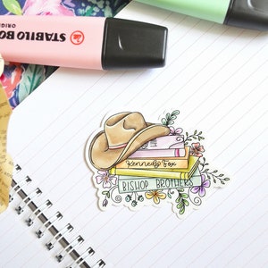KF Sticker | Bookish Sticker | Book Sticker | Kennedy Fox | Romance ...