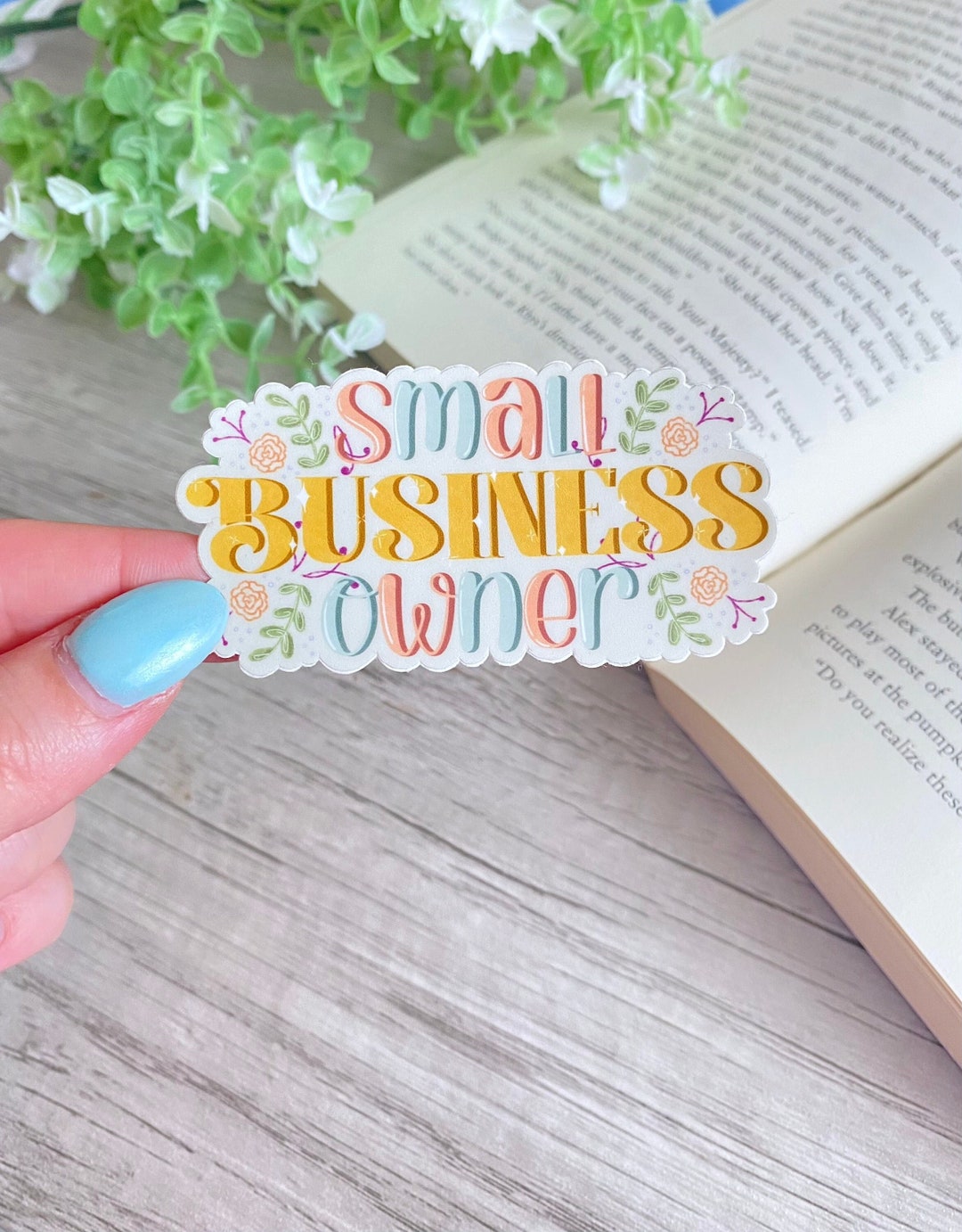 Small Business Owner Vinyl Sticker: Weatherproof Laptop Decal - Etsy