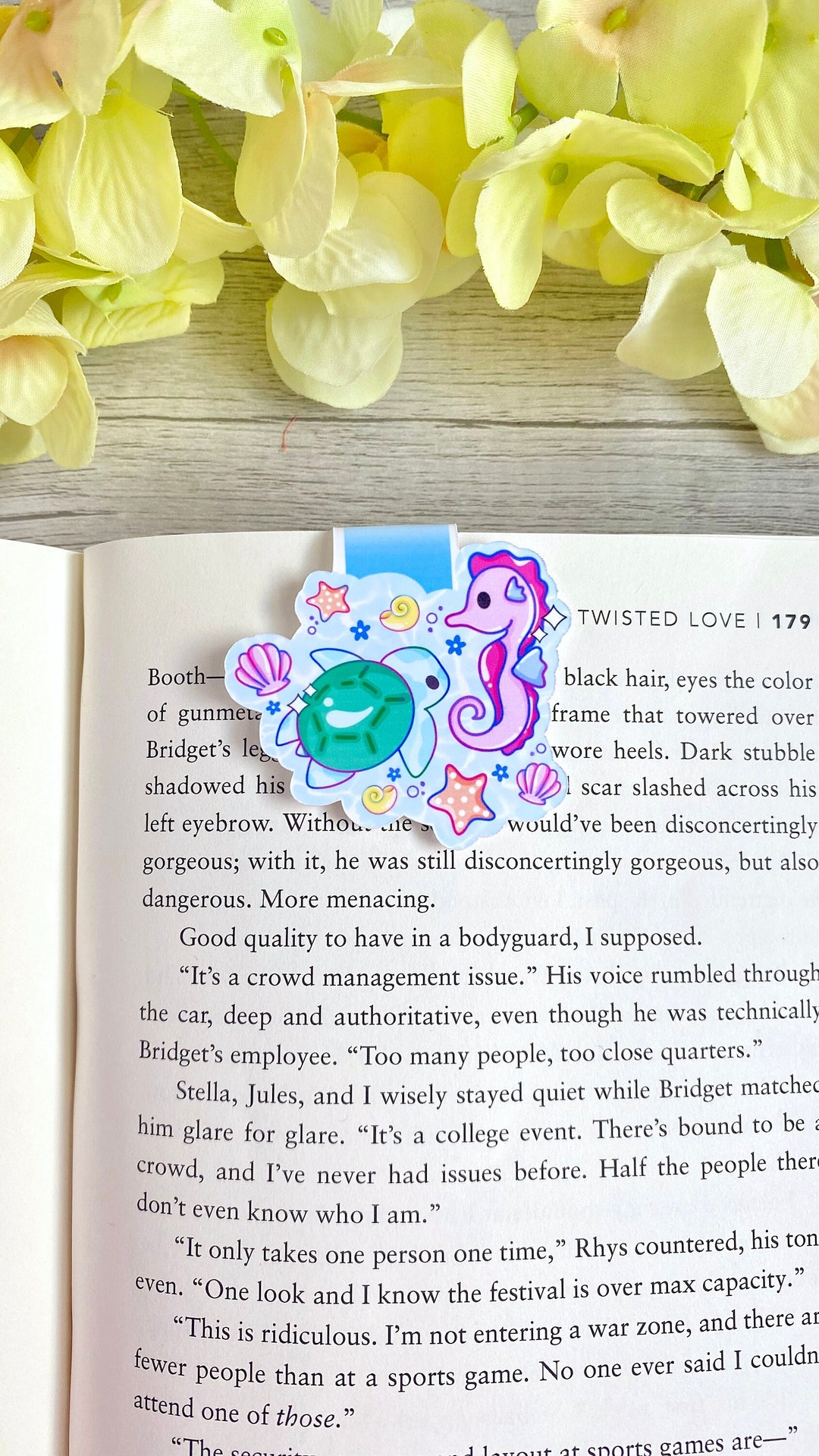 Kawaii Sea Buddies Magnetic Bookmark: Book Lover Gift - Etsy