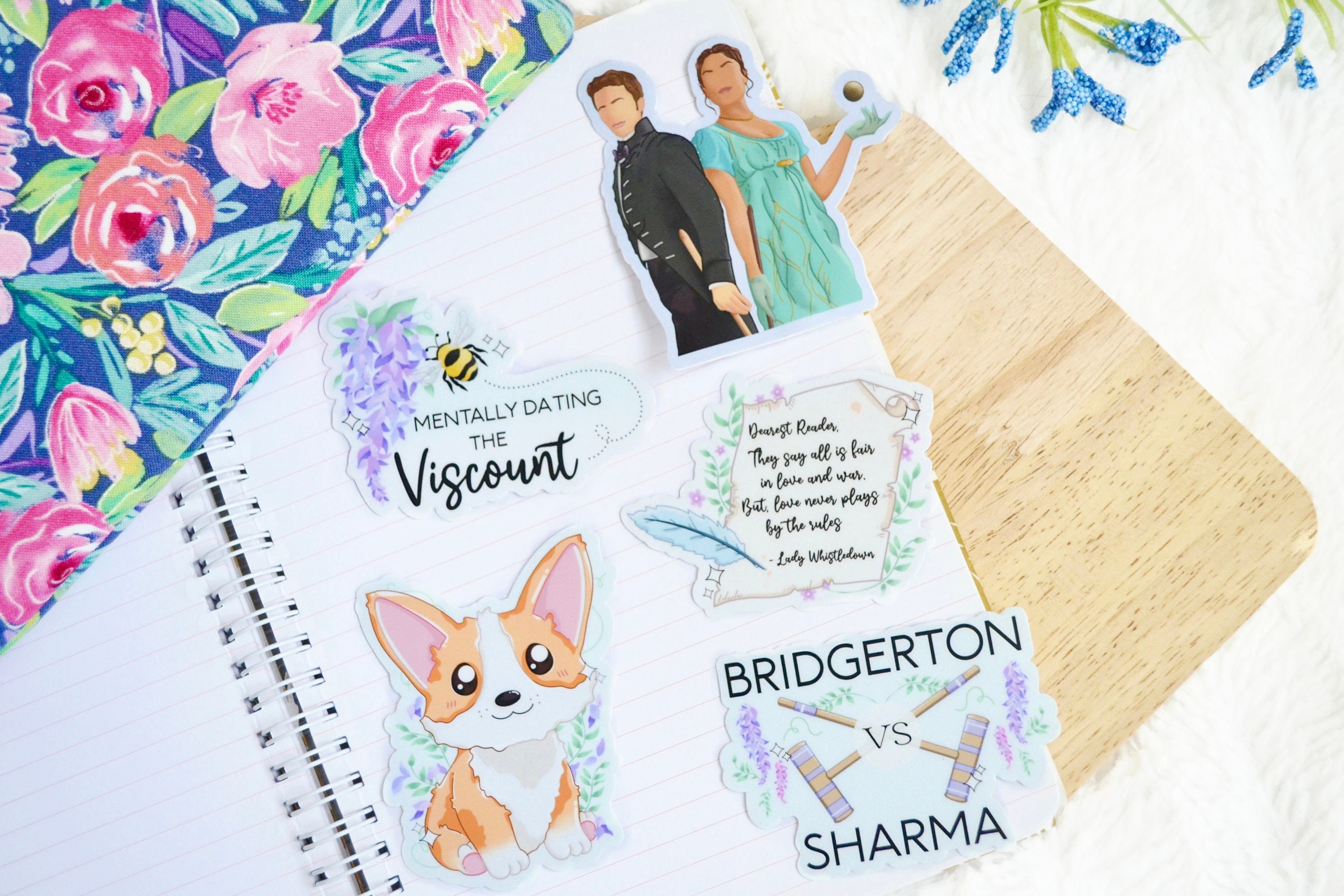 Bridgerton Season 2 Sticker Set Bridgerton Stickers | Etsy