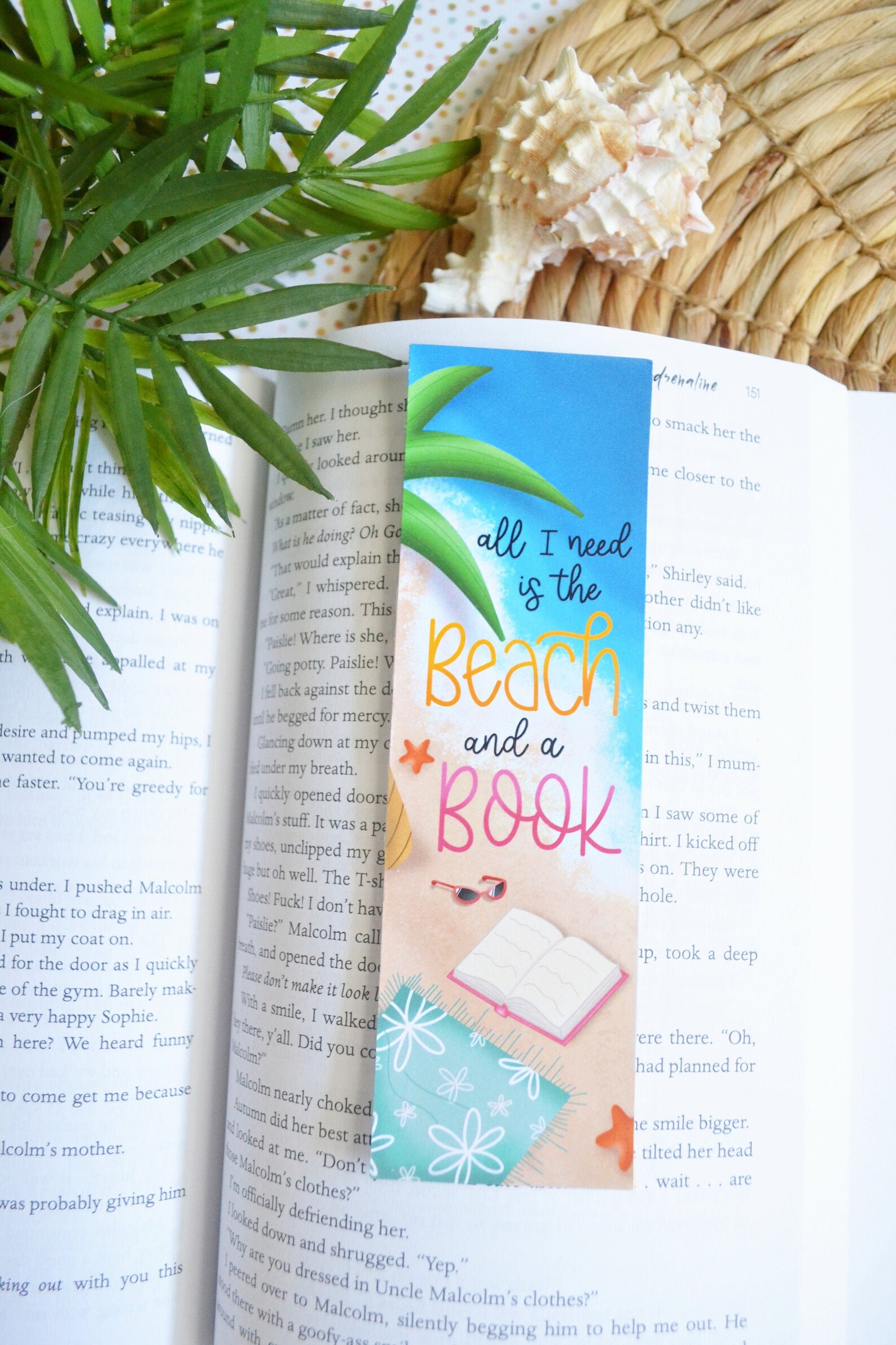 Strand Lesezeichen Sommer Lesezeichen Beach Reader Süße | Etsy