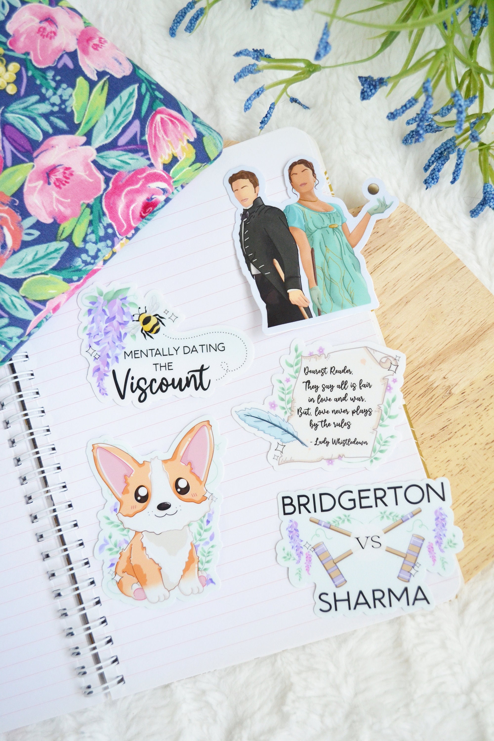 Bridgerton Season 2 Sticker Set Bridgerton Stickers | Etsy