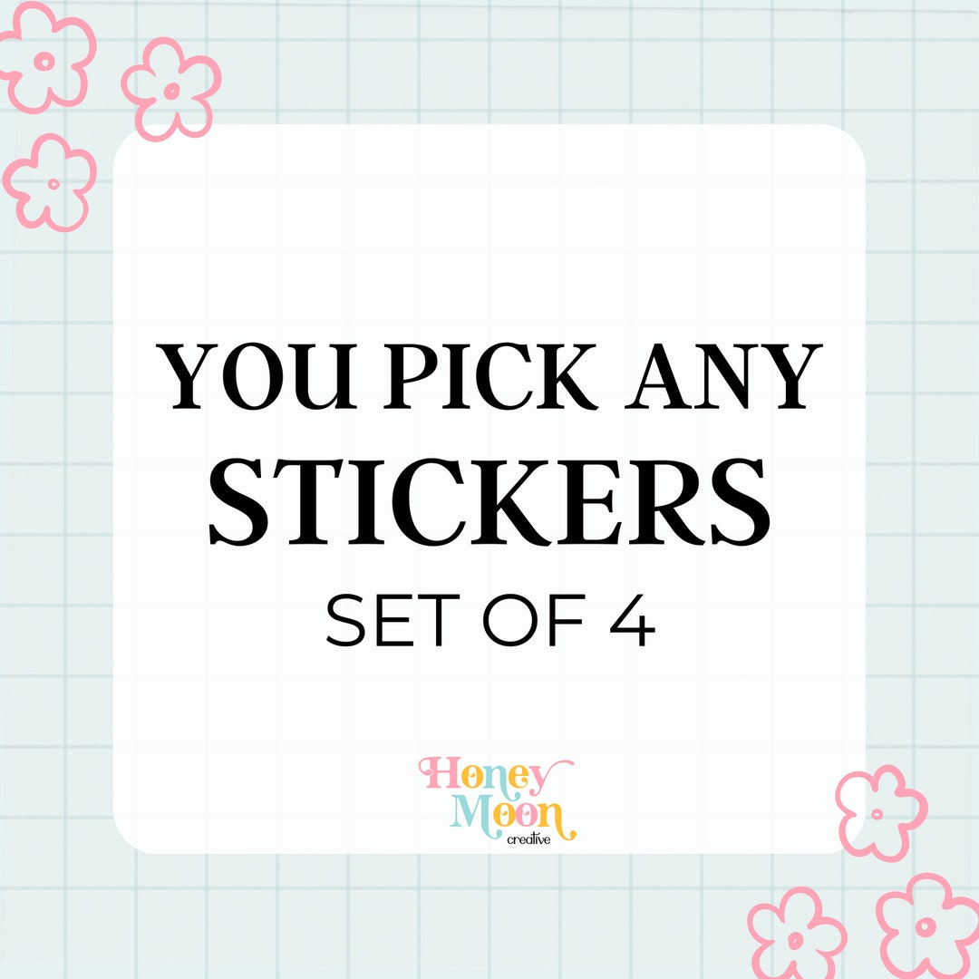 Mix & Match Sticker Set | Sticker Pack | Sticker Set | Book Sticker ...