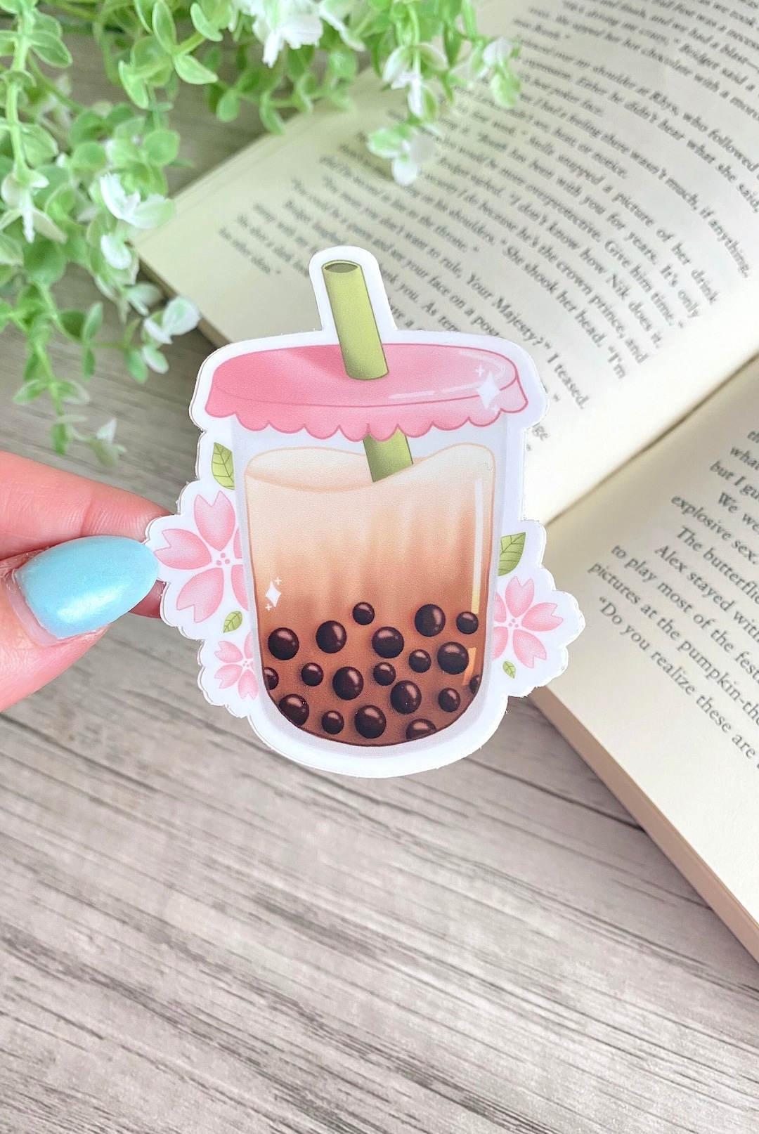 Boba Sticker Kawaii | Bubble Tea Sticker | Boba Sticker Cute | Cute ...