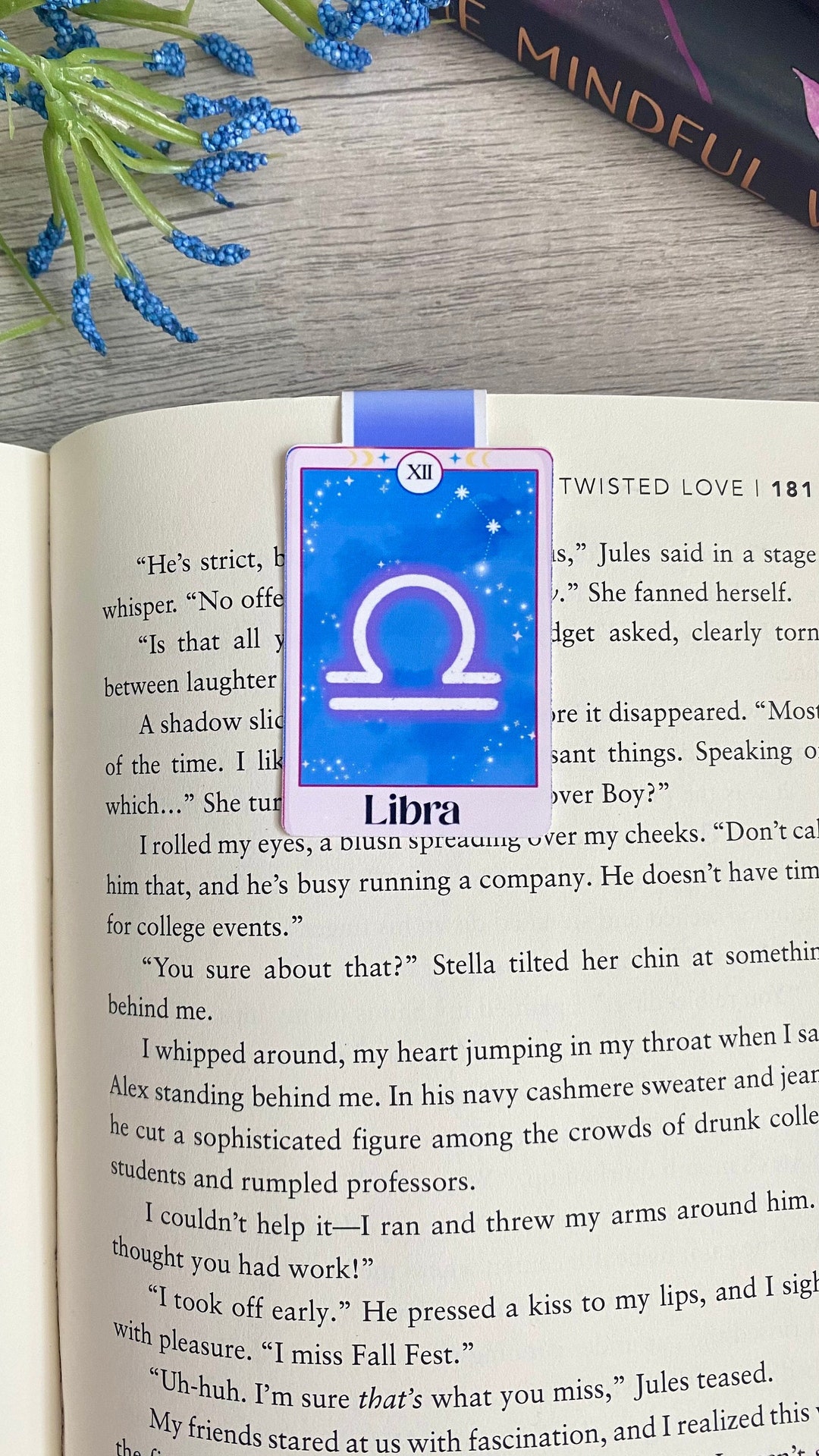 Libra Zodiac Tarot Magnetic Bookmark | Celestial Bookmark | Magnetic ...