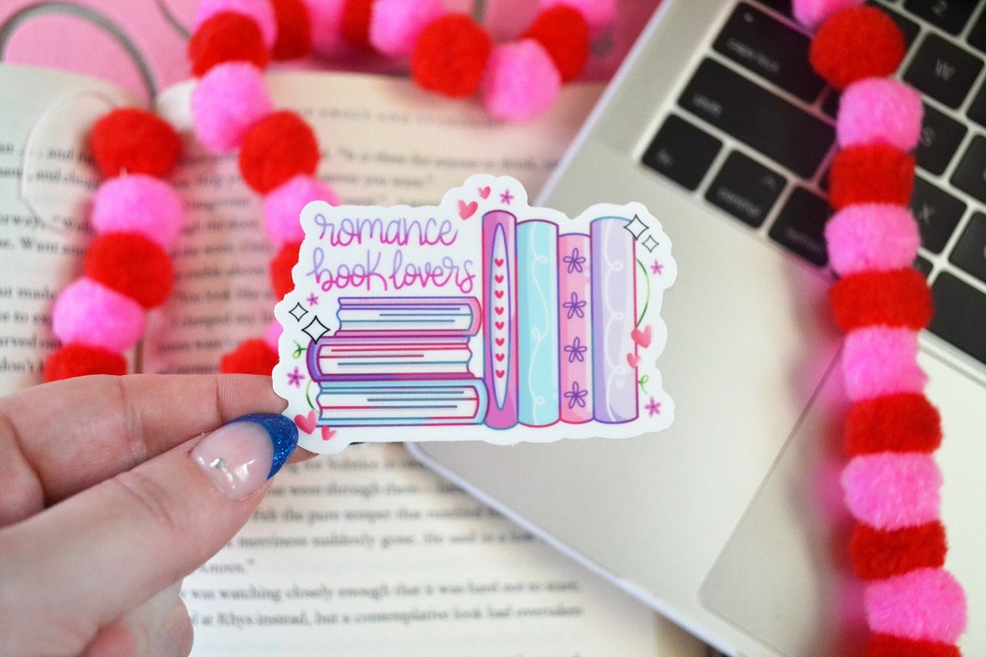 Romance Book Lovers Sticker for Valentines Day | Spicy Book Sticker ...