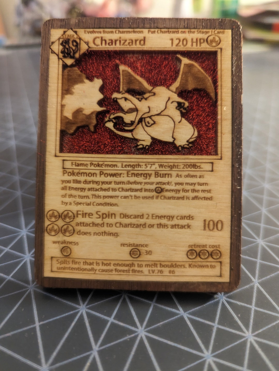 Charizard Pokemon Card - Etsy
