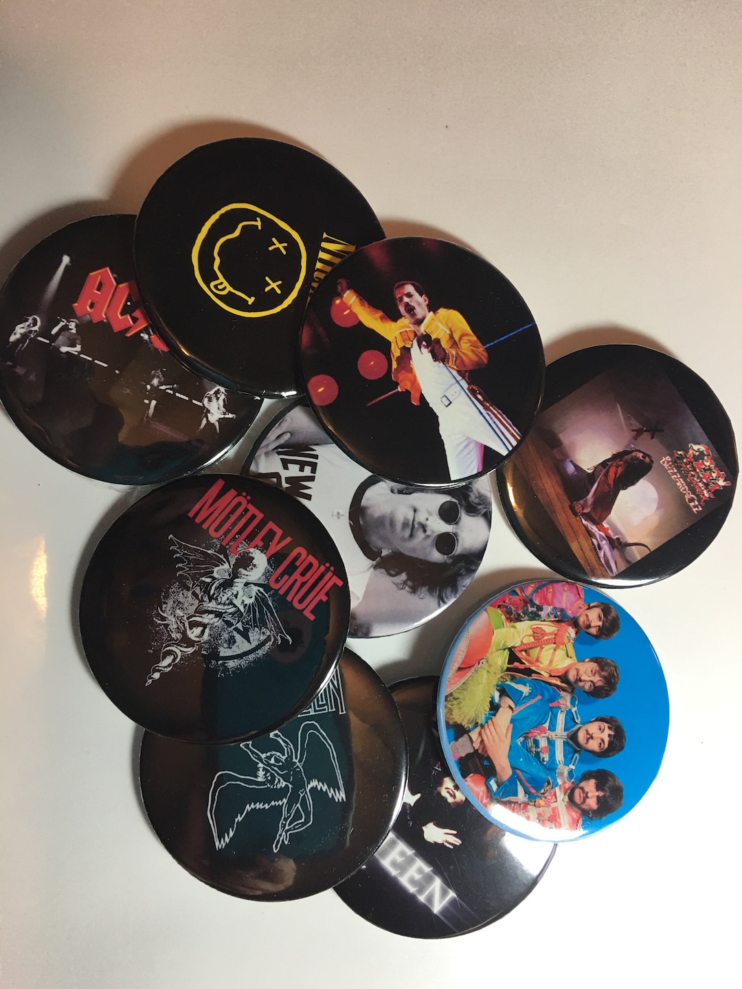 Rock N Roll Buttons, Buttons, Rock Pins, Rock Pin Backs, Pin Backs ...