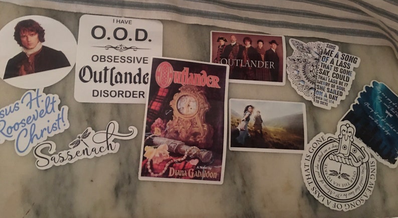 Outlander Stickers Sassenach Stickers Fraser's Ridge - Etsy
