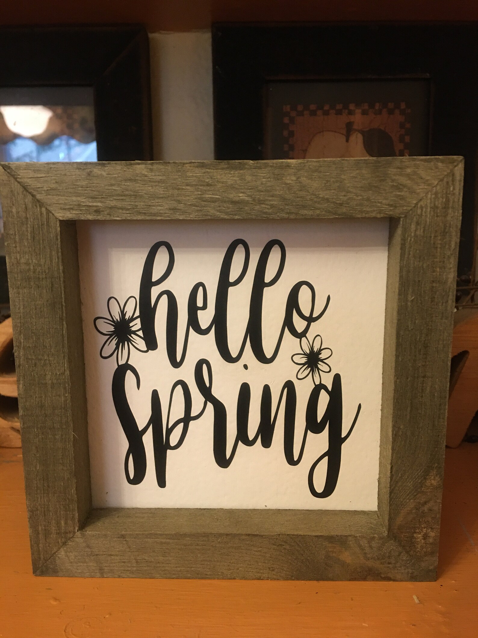 Spring Mini Signs, Shelf Signs, Easter Sign, Spring Sign, Tier Tray ...