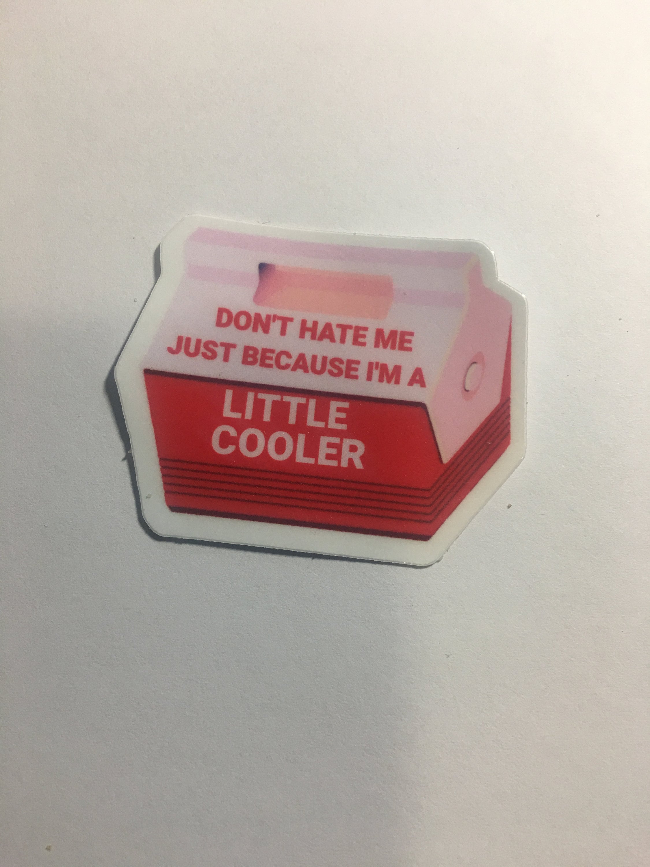 Funny Sticker, Little Cooler Sticker, Cooler Sticker, Laminated Sticker ...