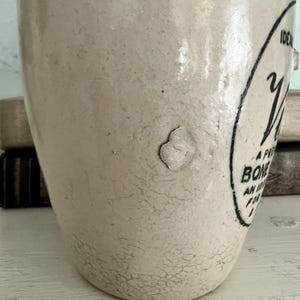 Large Virol Bone Marrow Antique English Advertising Pot; Stoneware ...