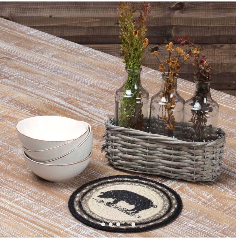 Jute Braided Trivet Trivet Candle Mat Braided Trivet Jute - Etsy