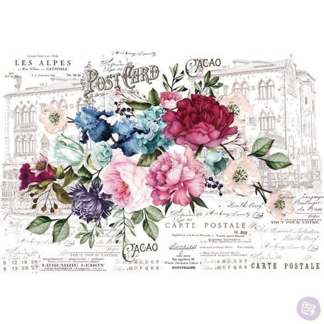 Redesign With Prima Imperial Garden Decor Transfer, Decor Transfers, Re ...