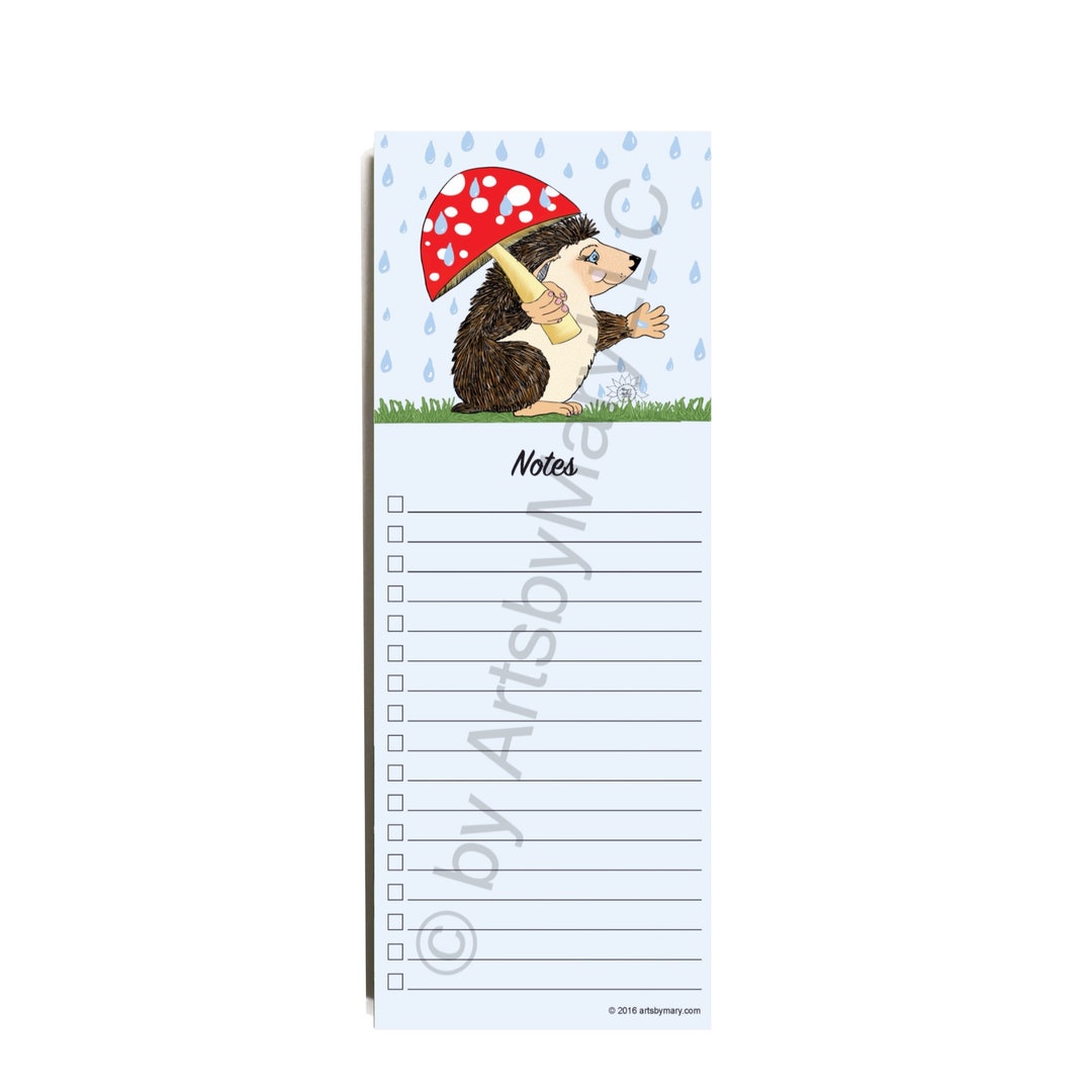 Hoban the Hedgehog Notes - Etsy