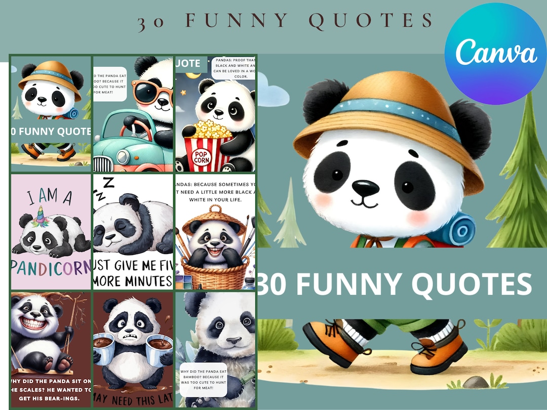 Funny Panda Ideogram AI Art Prompts, Shirt Design Quotes Prompt ...