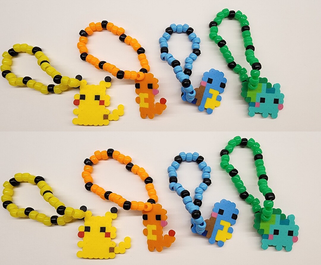 Pokemon Rave Festival Kandi Singles Bracelets Set of 8 - Etsy