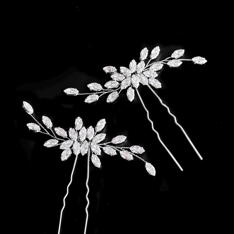 Silver Hair Pin - Etsy