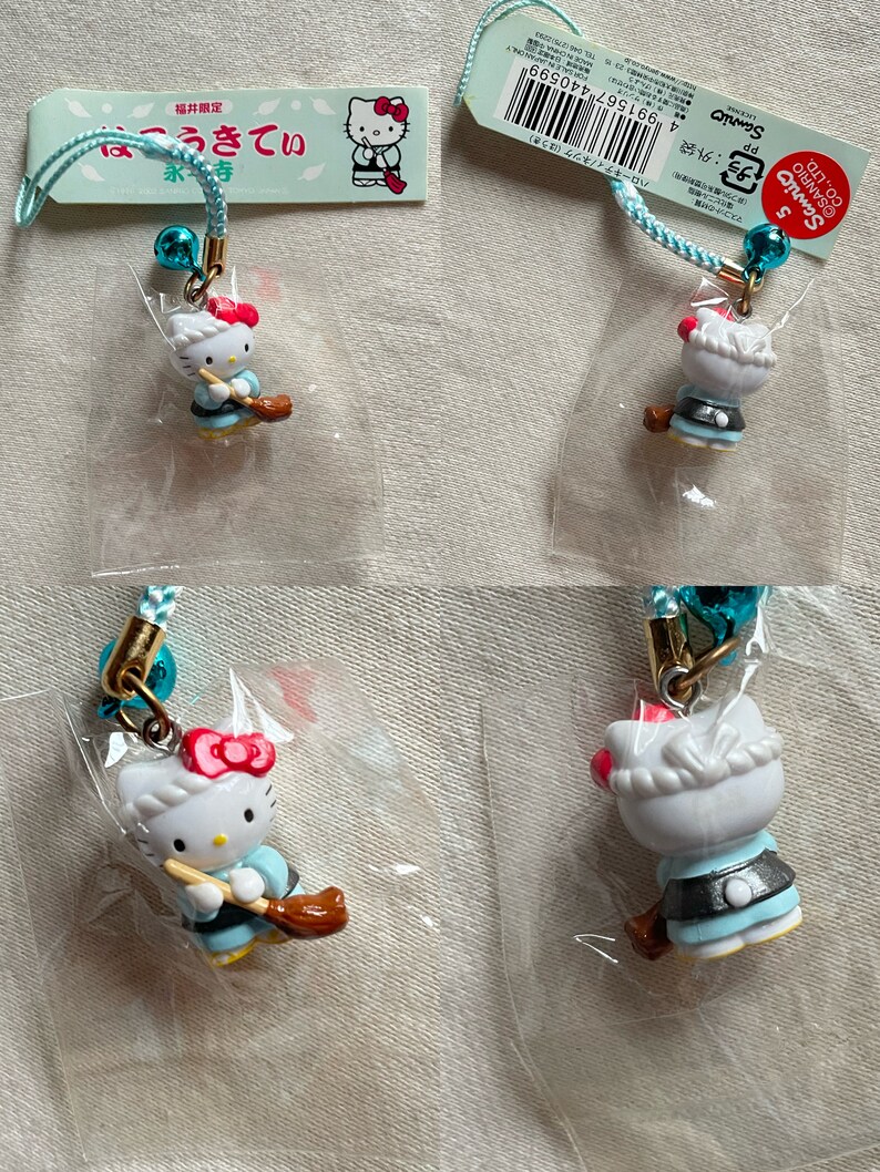 Hello Kitty Vintage Gotochi Job Series Workaholic Kitty Charm Strap - Etsy