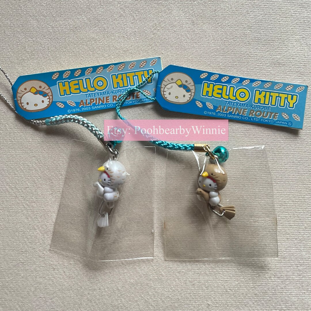 Hello Kitty 2003 Vintage Gotochi Alpine Route Kitty Holding Weasel ...