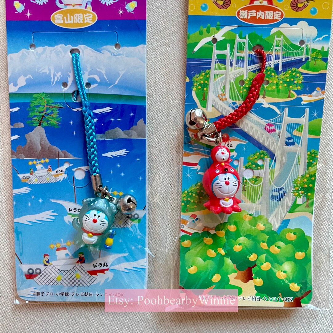 Doraemon Vintage Gotochi Charm Strap Sea Creatures - Etsy