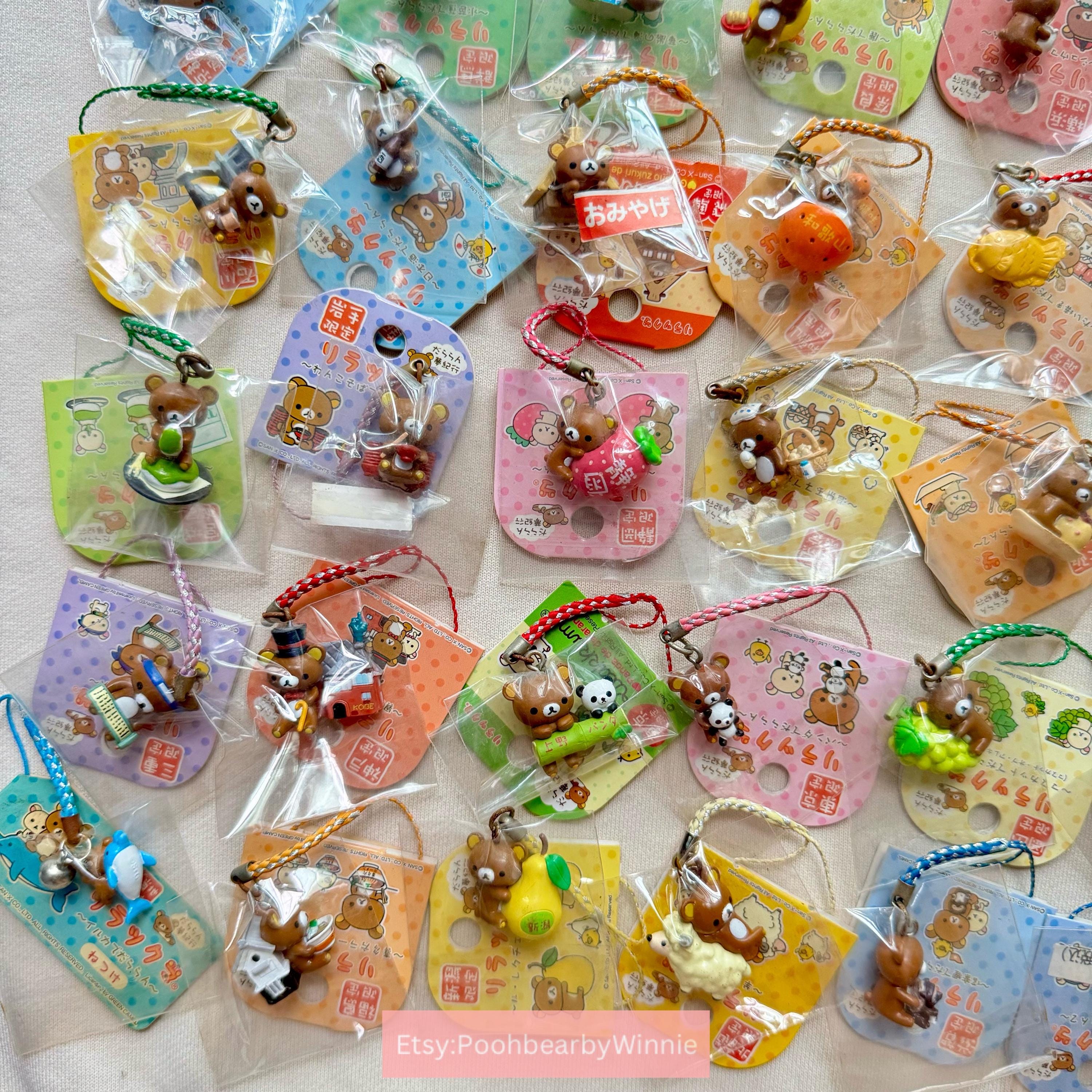 Rilakkuma Vintage Gotochi Charm Strap - Random Design (rusty Keychain ...
