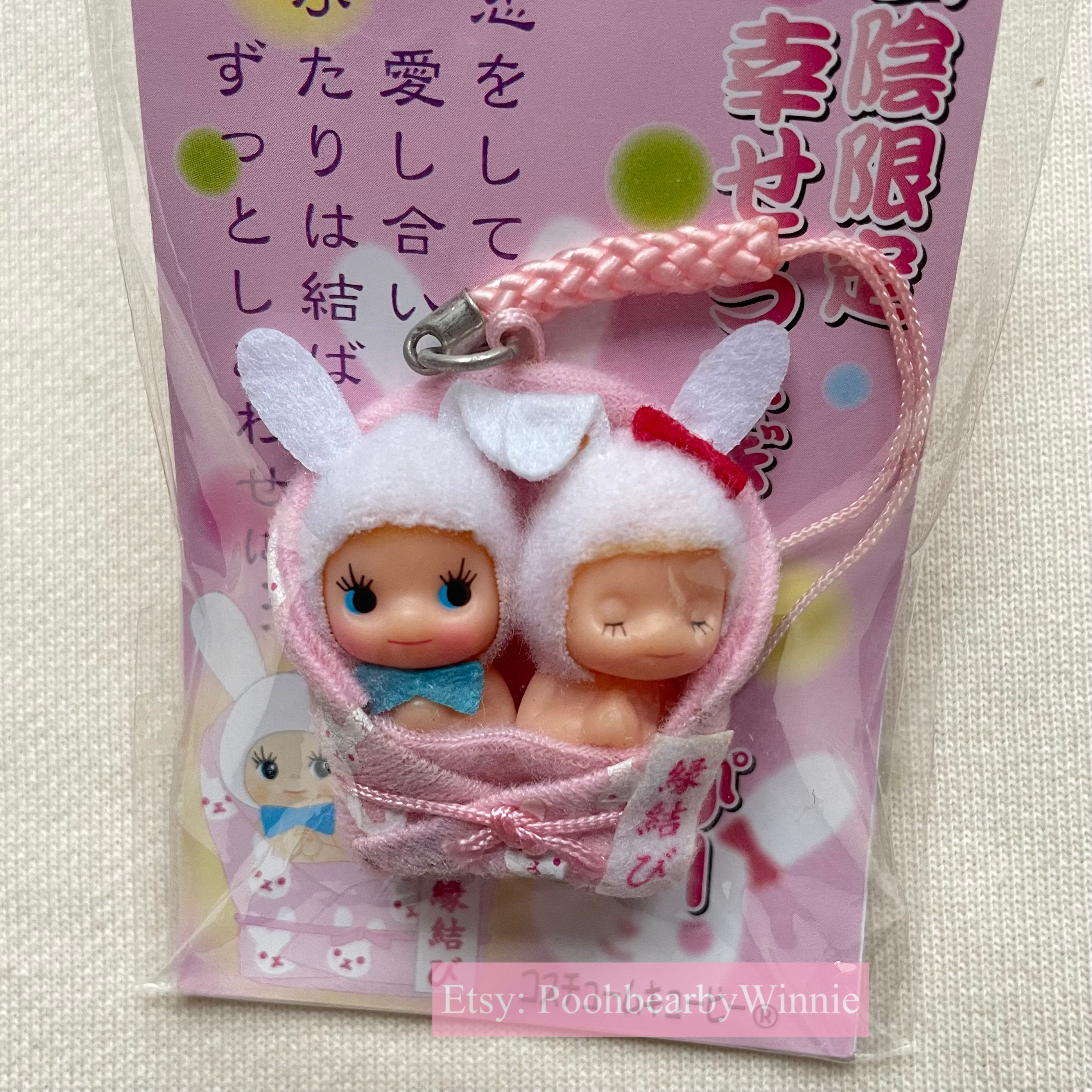 Rabbit Version Kewpie QP Vintage Gotochi Good Luck Twins in a Cradle ...