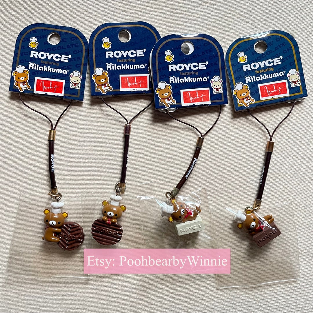 Rilakkuma X Royce Chocolate Collaboration Pastry Chef Charm Strap - Etsy