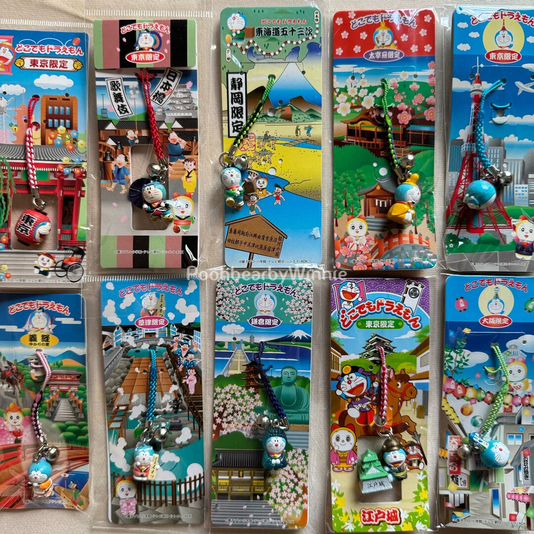 Doraemon Vintage Gotochi - Japanese Culture Charm Strap - Etsy