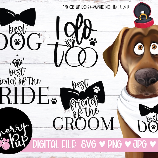 Dog Wedding Bandana - Etsy