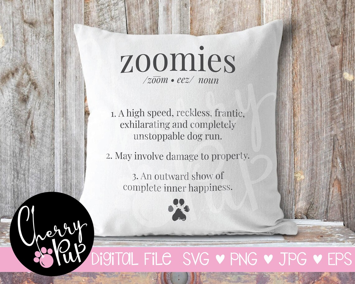 Zoomies Cricut Svg Files Png Files Dog Printable Instant - Etsy