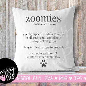 Zoomies Cricut Svg Files Png Files Dog Printable Instant | Etsy