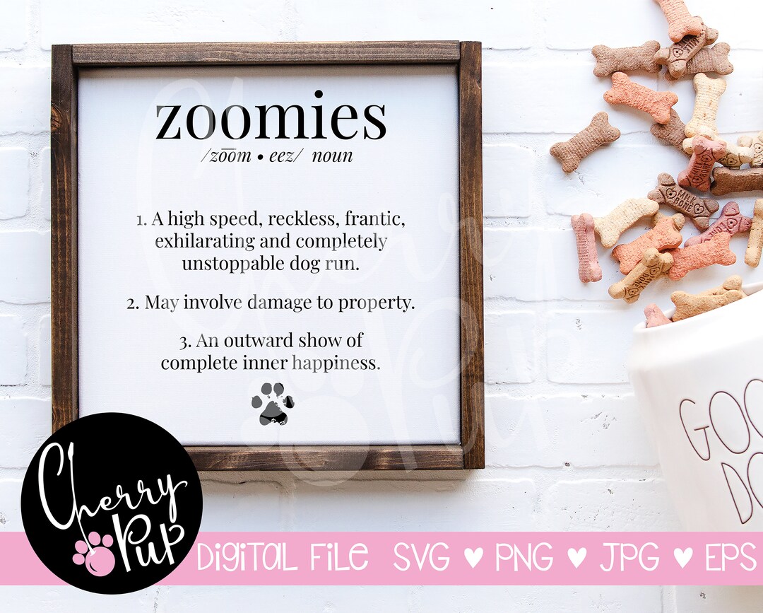 Zoomies Cricut Svg Files Png Files Dog Printable Instant - Etsy