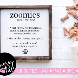 Zoomies Cricut Svg Files Png Files Dog Printable Instant - Etsy