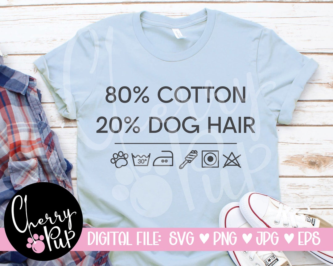 Dog Hair Care Label SVG, Instant Digital Download, Gift for Dog Lover ...