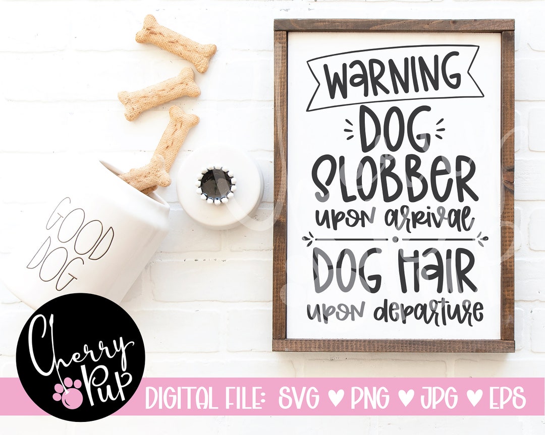 Funny Dog Warning Sign Svg, Instant Digital Download, Printable Dog ...