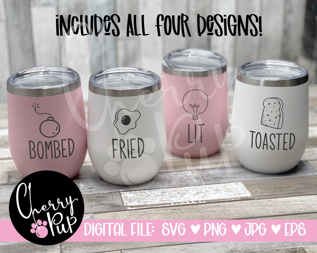 Tumbler Design Bundle SVG Digital Download, Cricut Design Files, Gift ...