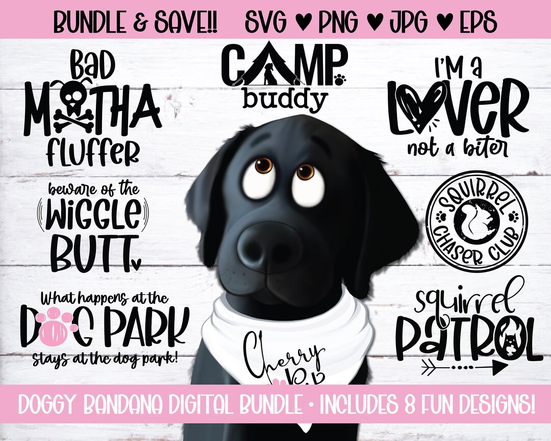 Summer Swag Dog Bandana SVG Bundle, Instant Digital Download, Funny SVG ...