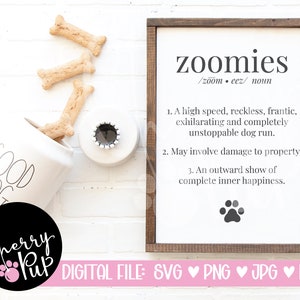 Zoomies, Cricut Svg Files, Png Files, Dog Printable, Instant Download ...
