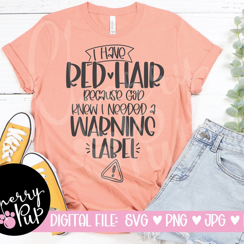 Redhead Svg - Etsy