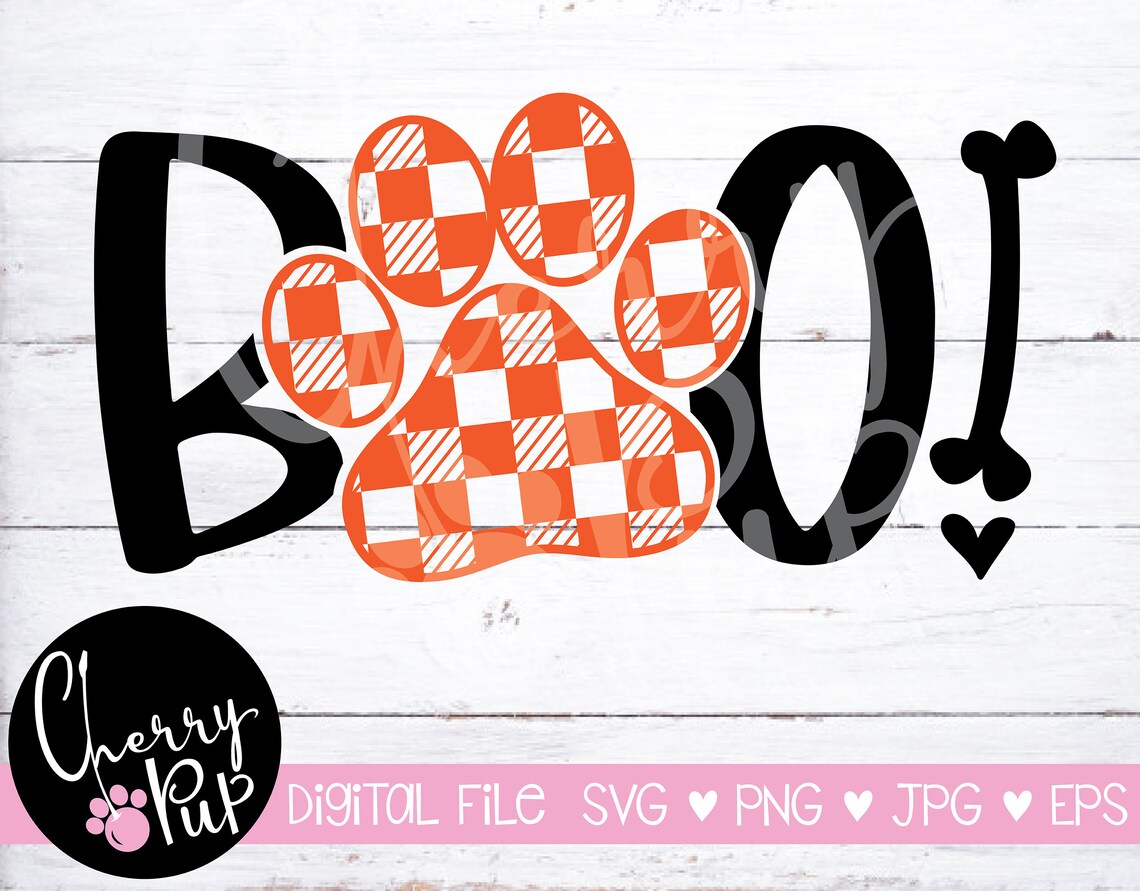 Boo Dog Bandana SVG SVG Files for Cricut Png Files Instant - Etsy