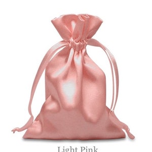 Small Satin Pouches in White, Pink or Silver, 3x4, Jewelry Packaging ...