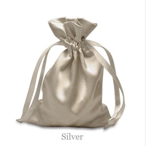 Small Satin Pouches in White, Pink or Silver, 3x4, Jewelry Packaging ...